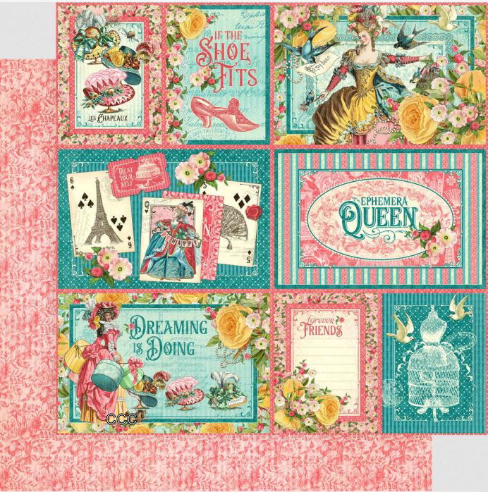 Graphic 45 Ephemera Queen