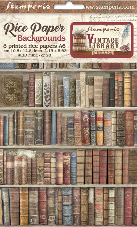 Stamperia Vintage Library